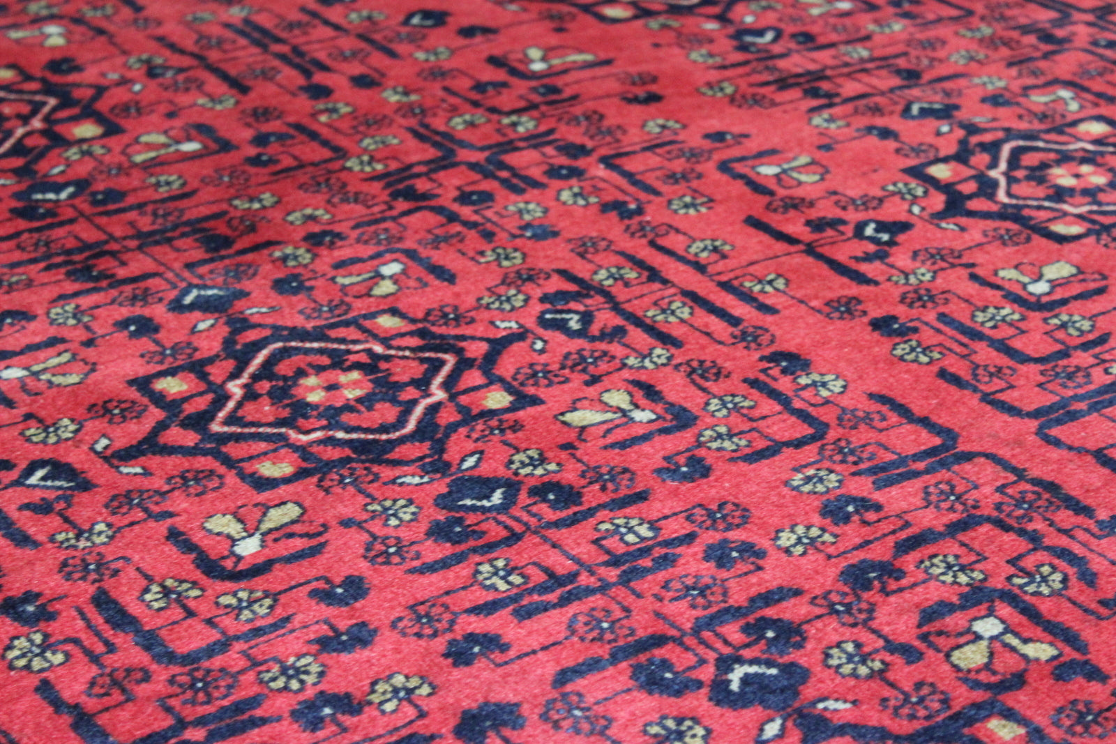 Large Red Afghan Carpet – Kernow Furniture