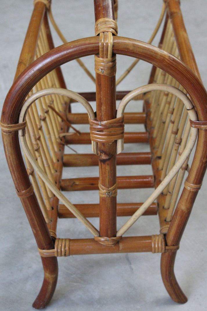 Retro Cane Magazine Rack – Kernow Furniture