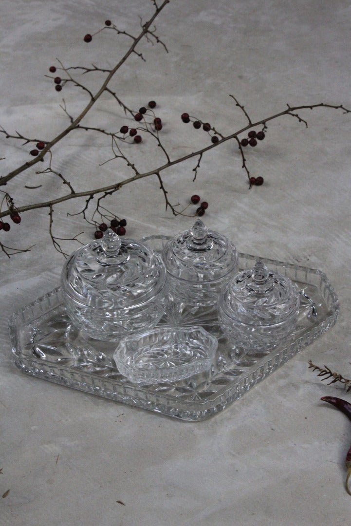 Glass Dressing Table Set – Kernow Furniture