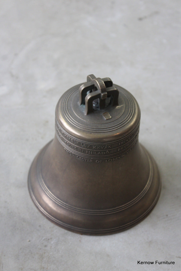 Replica Bronze Liberty Bell – Kernow Furniture