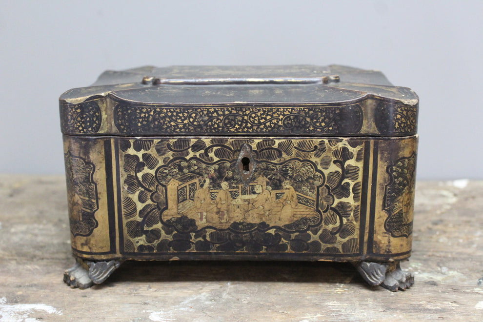 Chinese Black Lacquer Work Box – Kernow Furniture