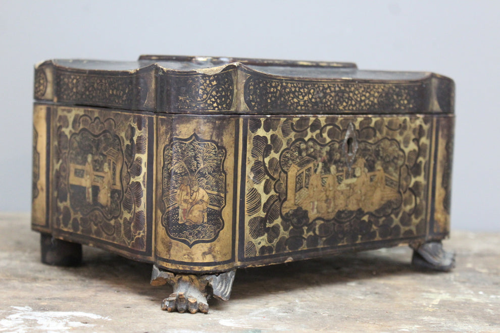 Chinese Black Lacquer Work Box – Kernow Furniture