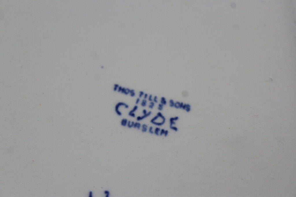 Thomas Till & Sons Burslem Clyde Plate – Kernow Furniture