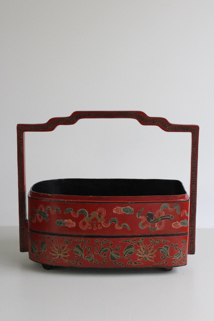 Chinese Red Lacquer Stacking Box – Kernow Furniture