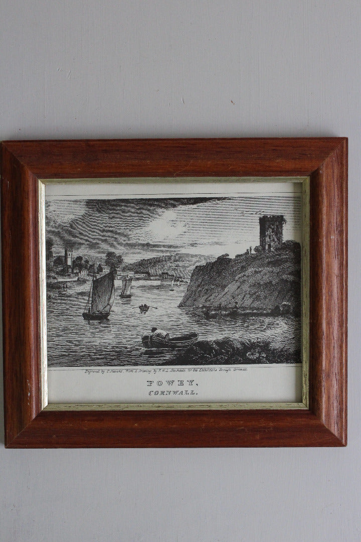 Framed Fowey Print – Kernow Furniture