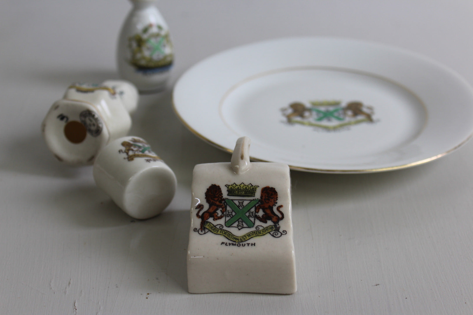 5 Pieces of Plymouth Crestware – Kernow Furniture