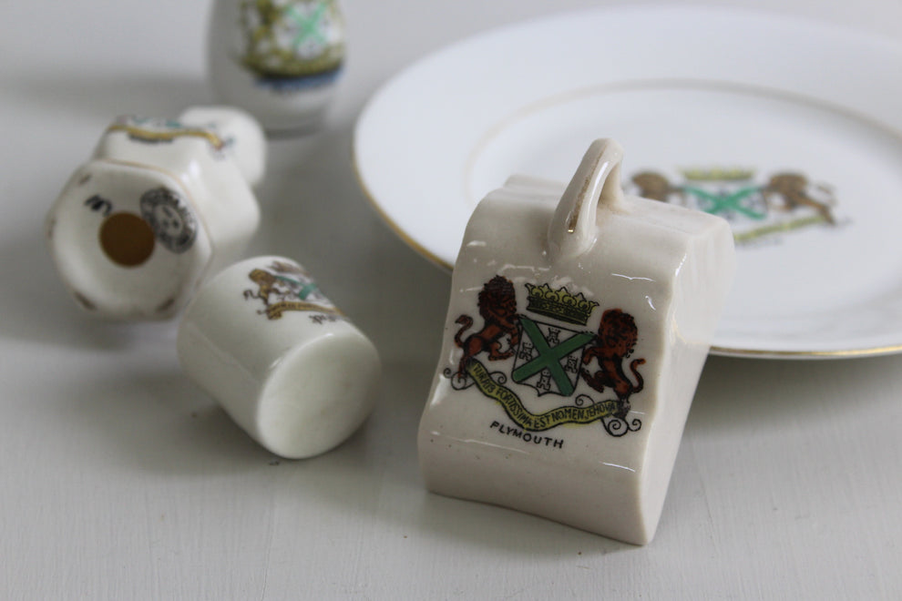 5 Pieces of Plymouth Crestware – Kernow Furniture