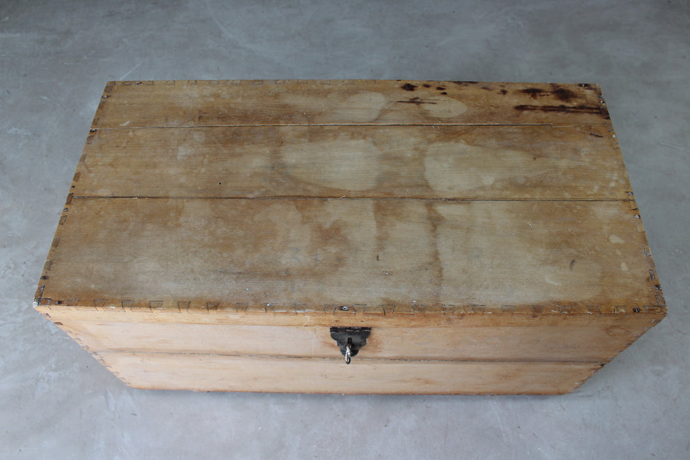 Rustic Beech Storage Trunk – Kernow Furniture