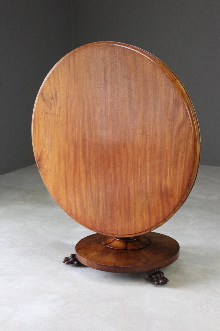 Victorian Round Mahogany Tilt Top Table – Kernow Furniture