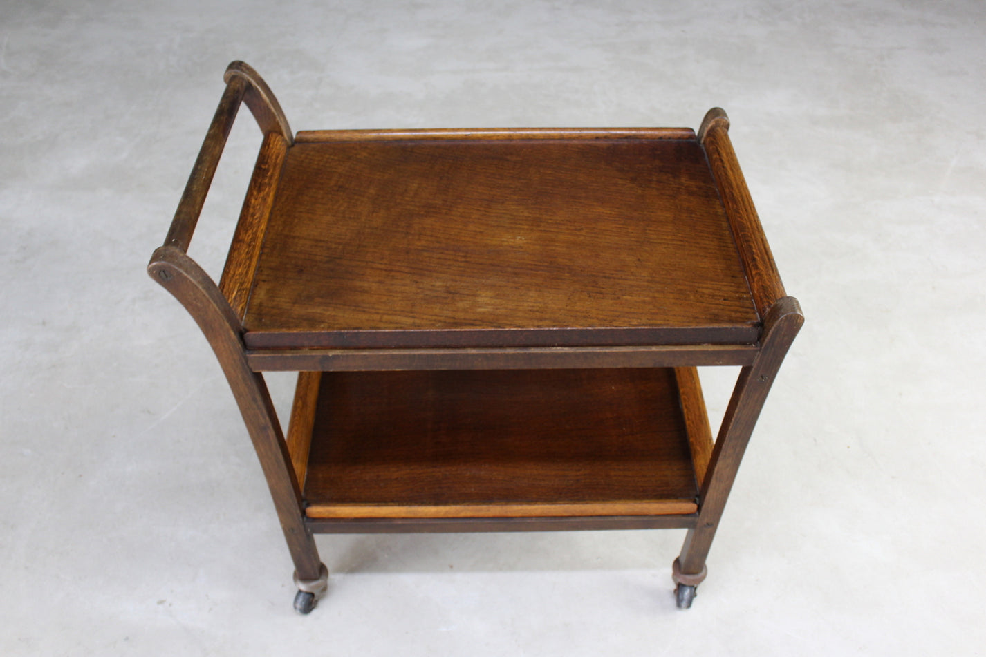 Vintage Oak Staples Drinks Hostess Trolley – Kernow Furniture