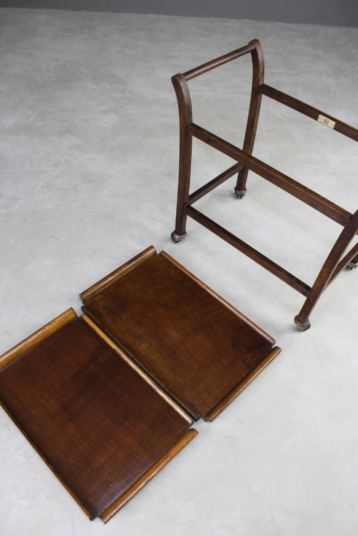 Vintage Oak Staples Drinks Hostess Trolley – Kernow Furniture