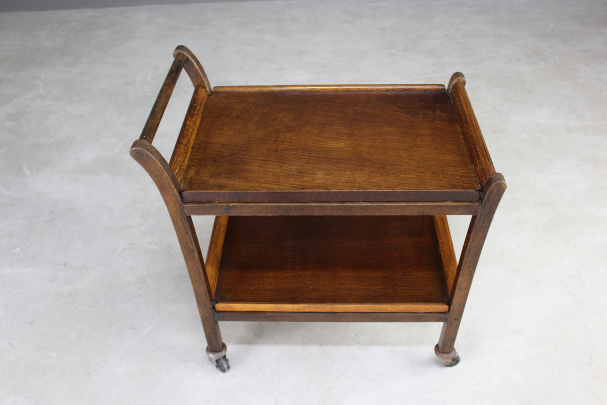 Vintage Oak Staples Drinks Hostess Trolley – Kernow Furniture