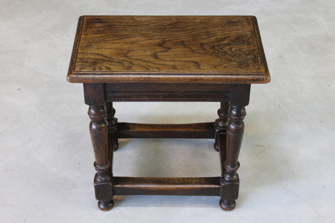 Antique Oak Joint Stool – Kernow Furniture
