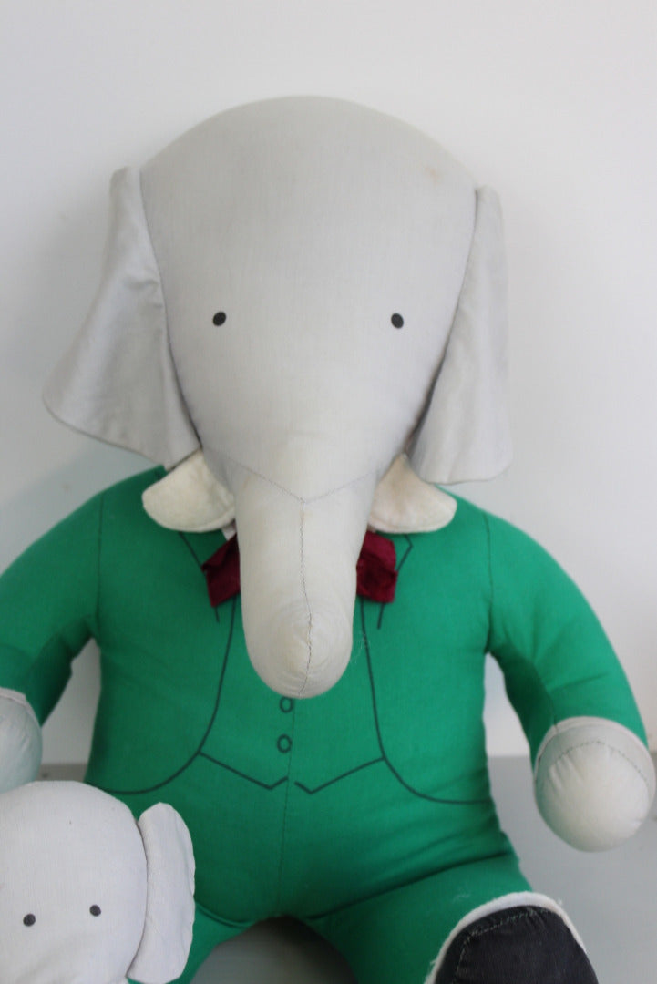 Babar The Elephant Pair Stuffed Toys – Kernow Furniture