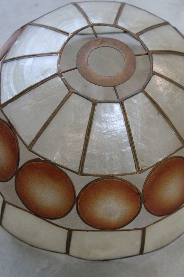 Vintage Capiz Shell Lamp Shade – Kernow Furniture