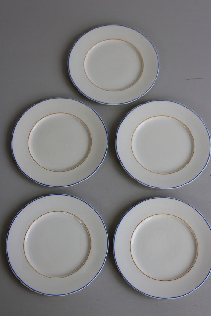 5 Vintage China Tea Plates – Kernow Furniture