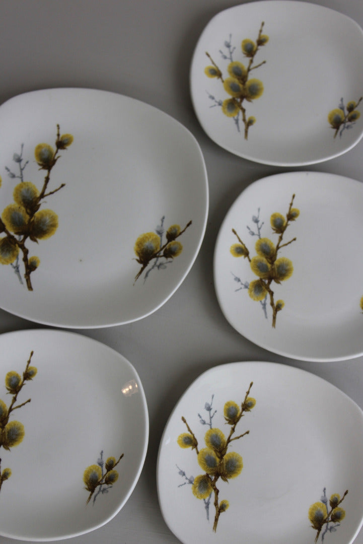 Retro Midwinter Pussy Willow Plates – Kernow Furniture