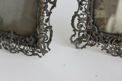 Pair Antique Pierced Lead Photo Frames – Kernow Furniture