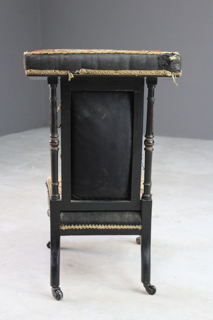 Antique Tapestry Prayer Chair – Kernow Furniture