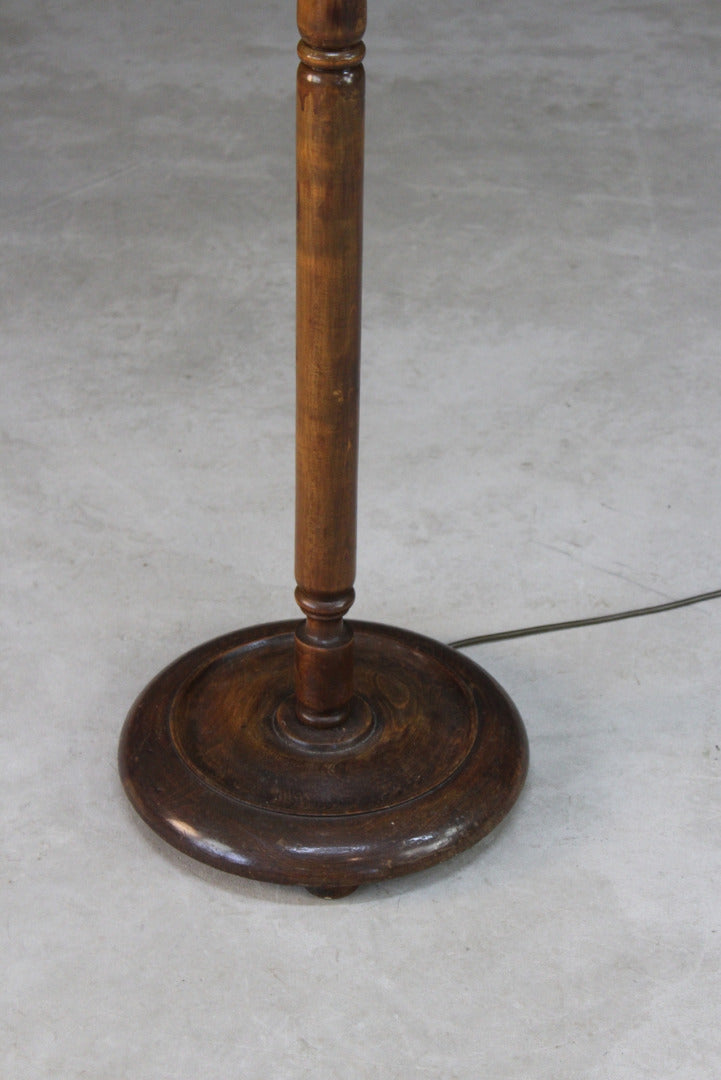 Traditional Wooden Standard Lamp – Kernow Furniture
