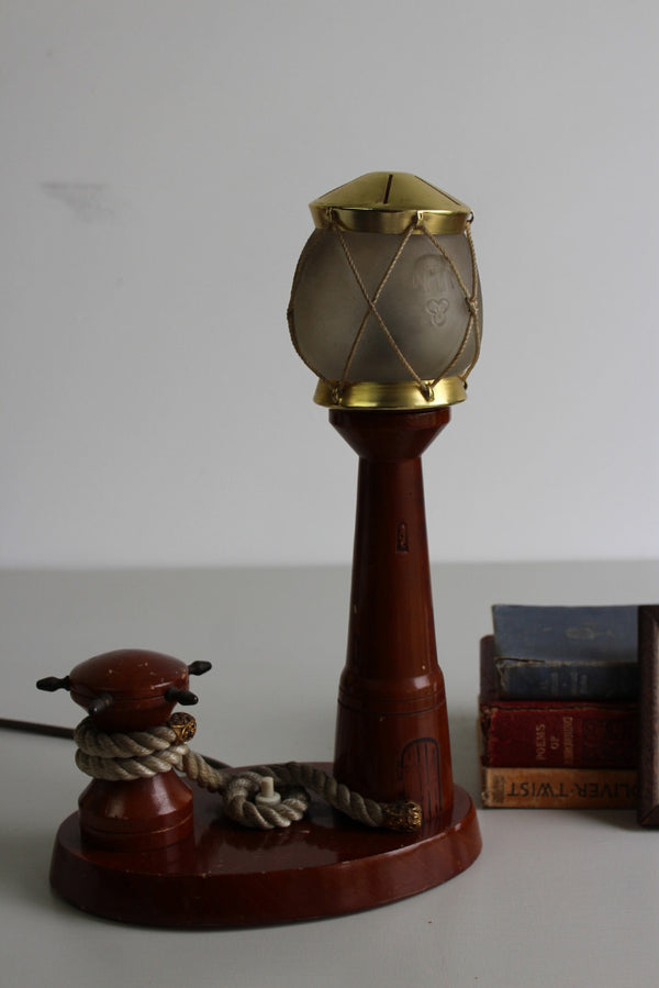 Kitsch Vintage Lighthouse Lamp – Kernow Furniture