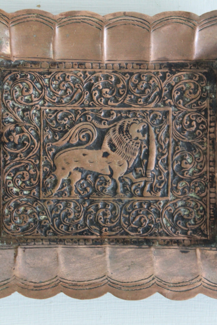 Indian Pressed Copper Tray – Kernow Furniture