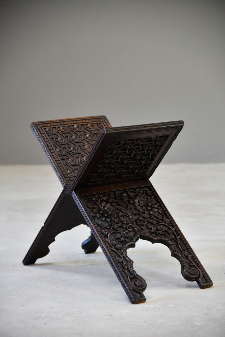 Antique Indian Carved Quran Koran Stand – Kernow Furniture