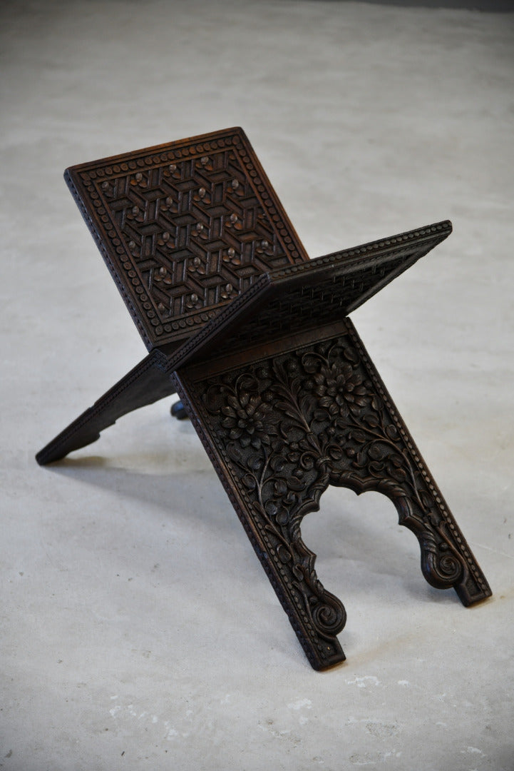 Antique Indian Carved Quran Koran Stand – Kernow Furniture