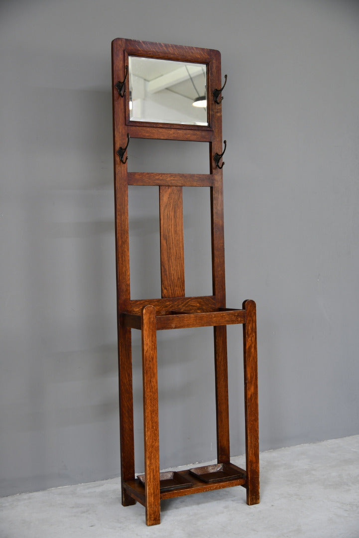 Small Oak Hall Stand – Kernow Furniture