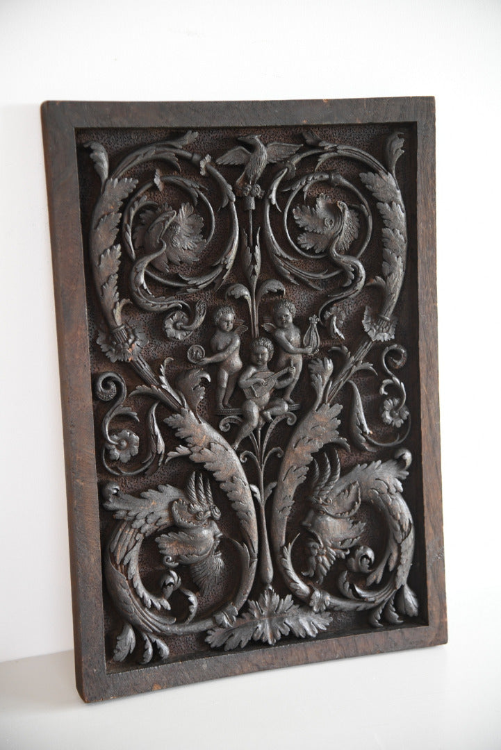 Carved Wood Ornamental Plaque – Kernow Furniture