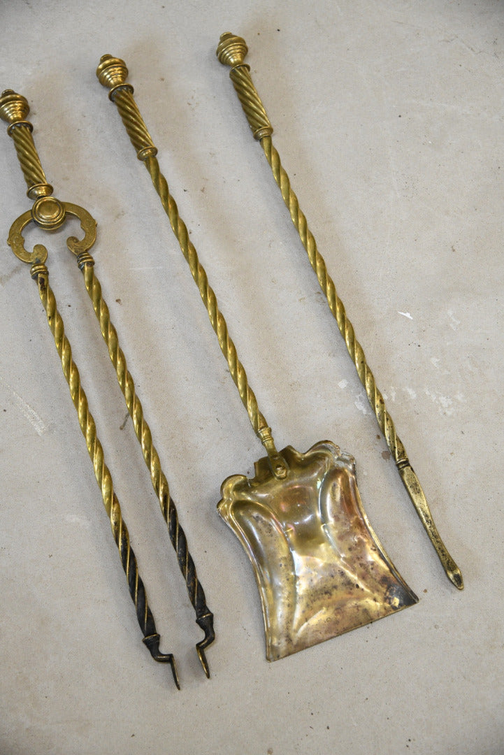 Brass Fire Companion Set – Kernow Furniture