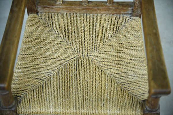 Arts & Crafts Small Oak Chair – Kernow Furniture