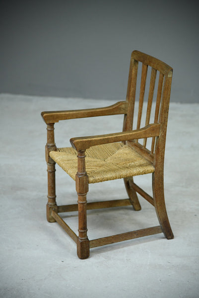 Arts & Crafts Small Oak Chair – Kernow Furniture