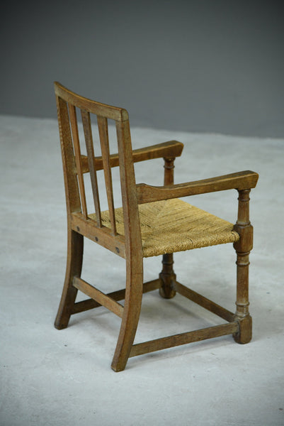 Arts & Crafts Small Oak Chair – Kernow Furniture