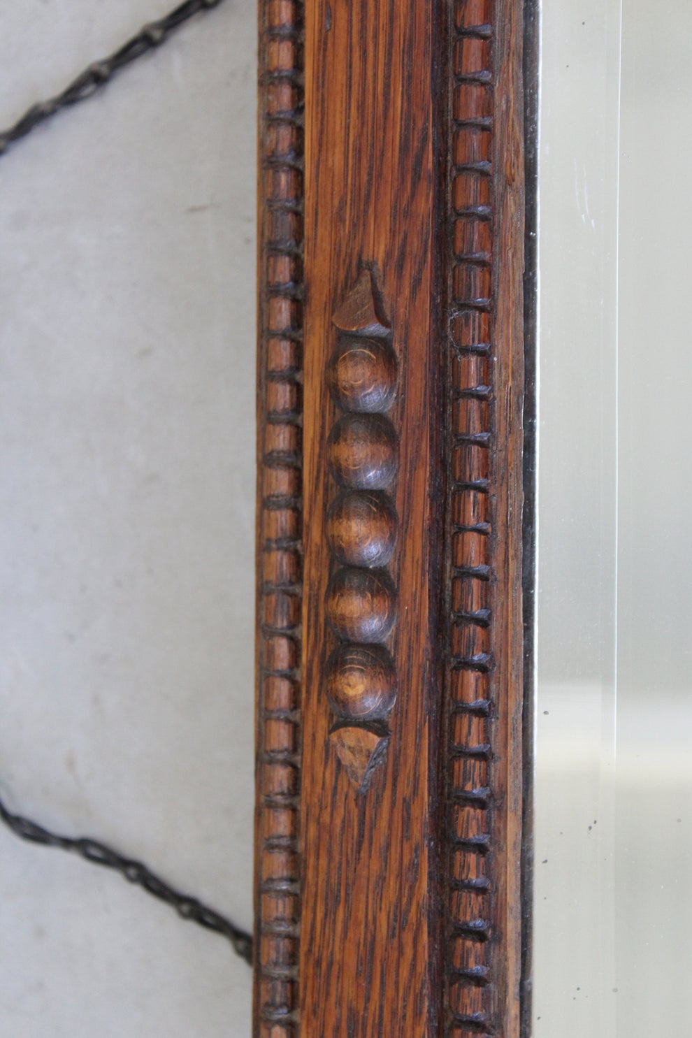 Vintage 1940s Small Oak Wall Mirror – Kernow Furniture