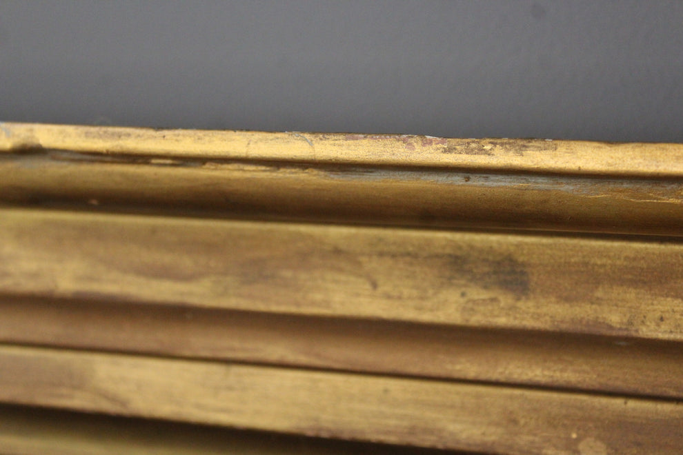 Antique Gilt Over Mantle Mirror – Kernow Furniture