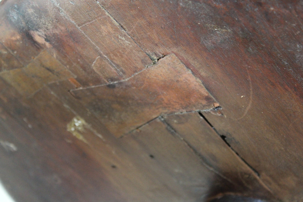 Georgian Mahogany Standard Lamp – Kernow Furniture