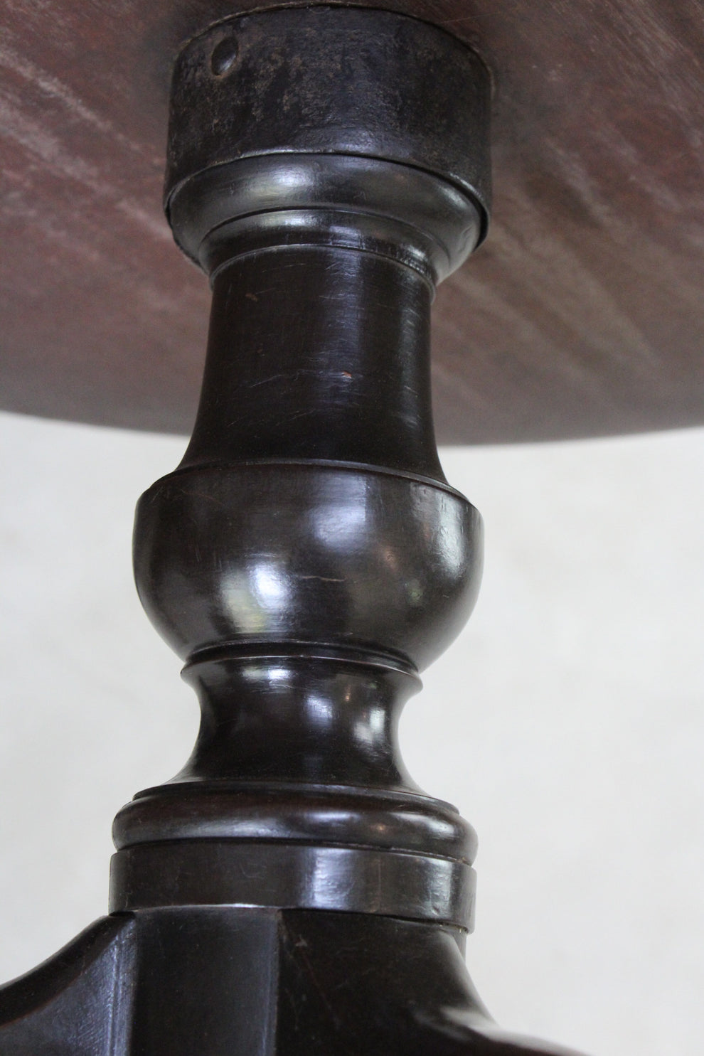 Georgian Mahogany Standard Lamp – Kernow Furniture