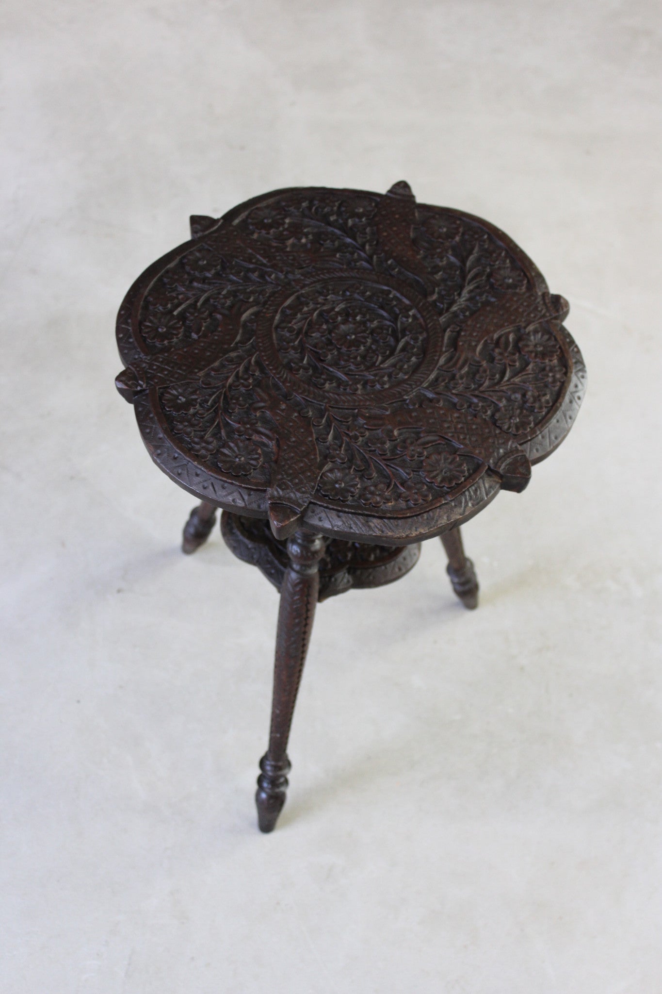 Antique Indian Carved Table – Kernow Furniture