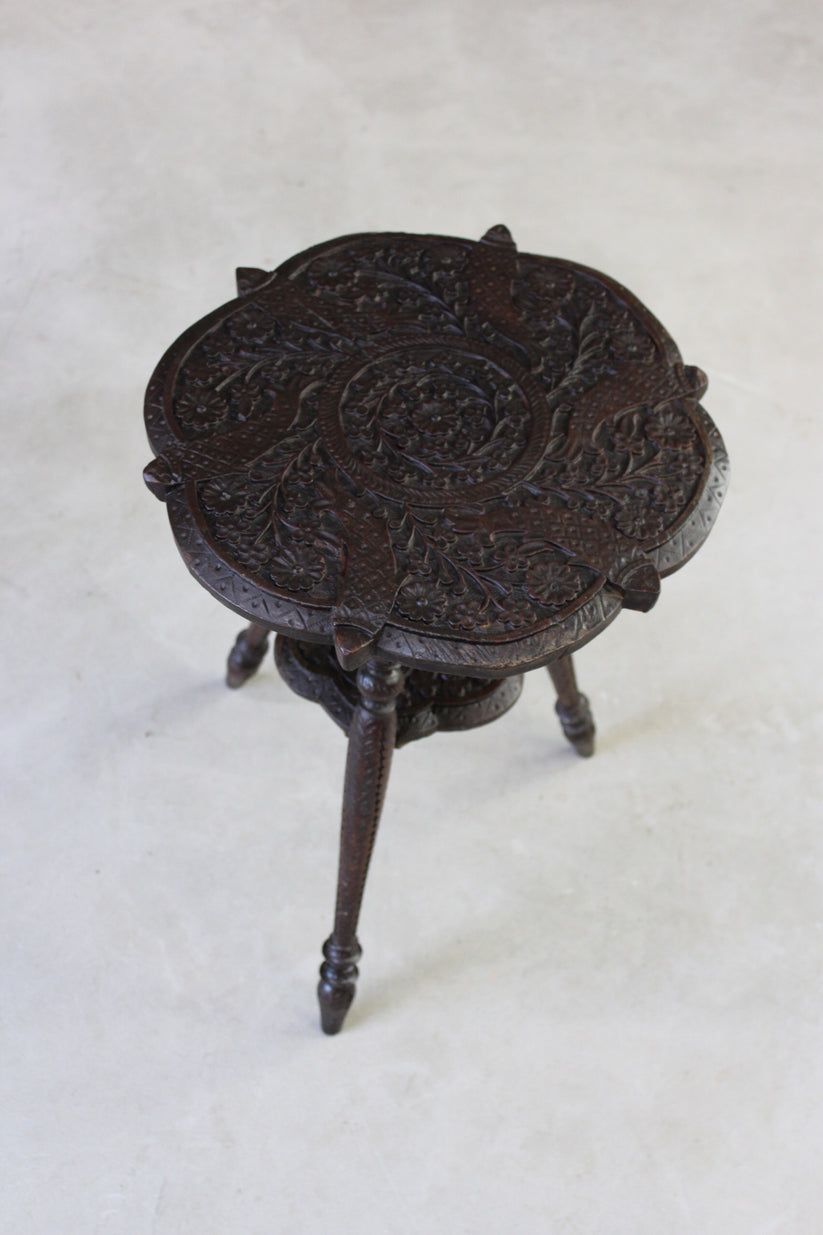 Antique Indian Carved Table – Kernow Furniture