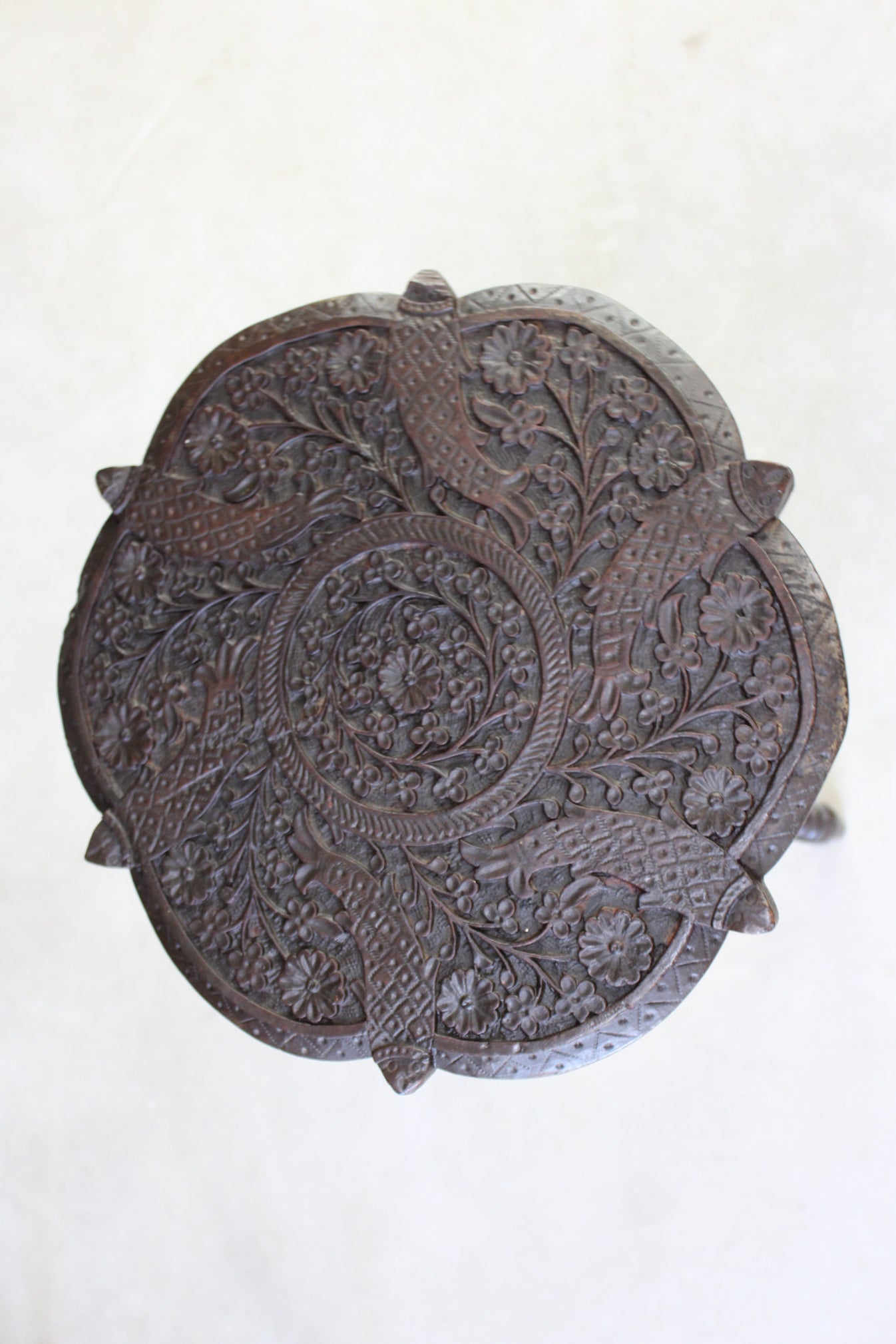Antique Indian Carved Table – Kernow Furniture