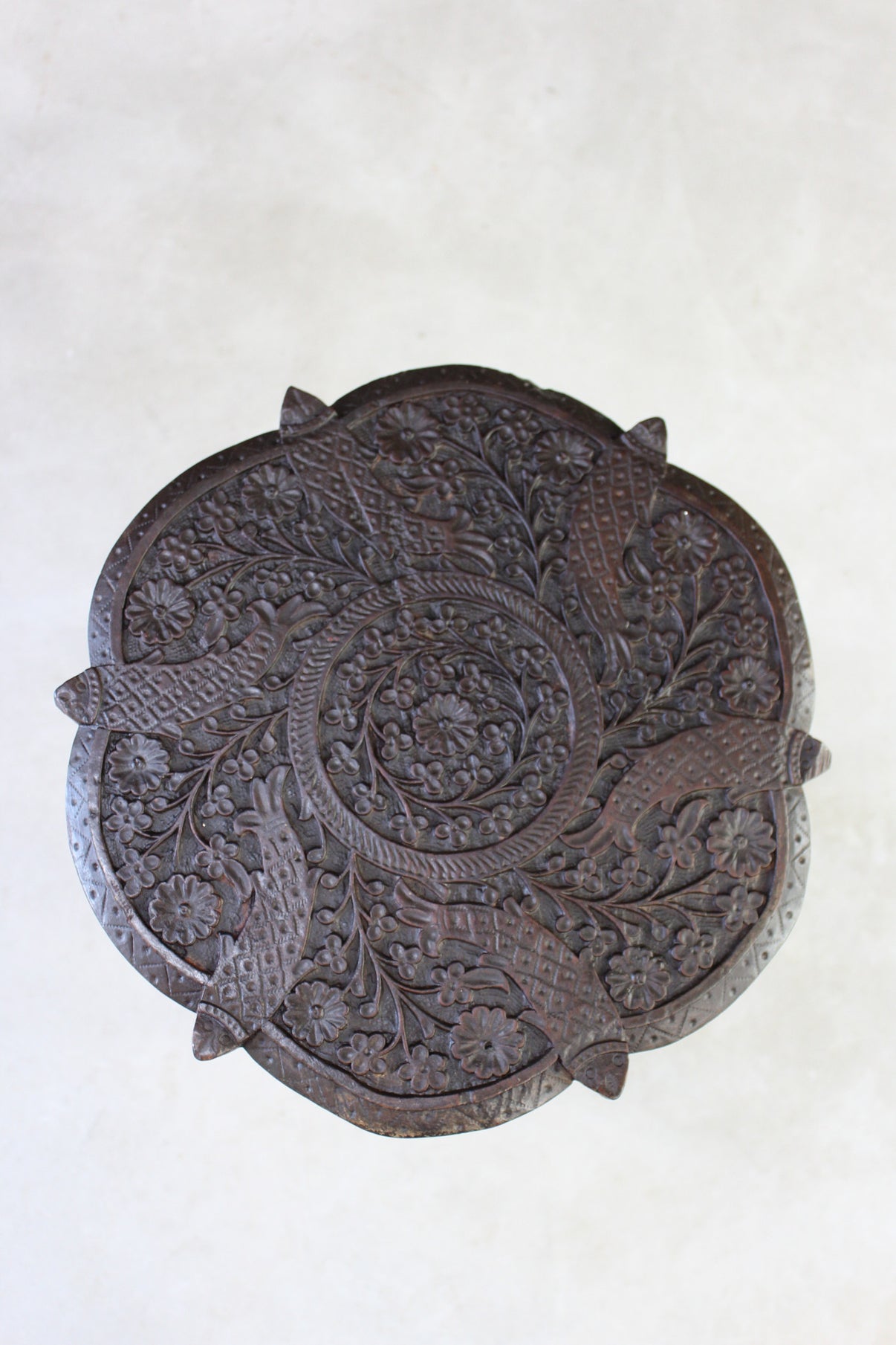 Antique Indian Carved Table – Kernow Furniture