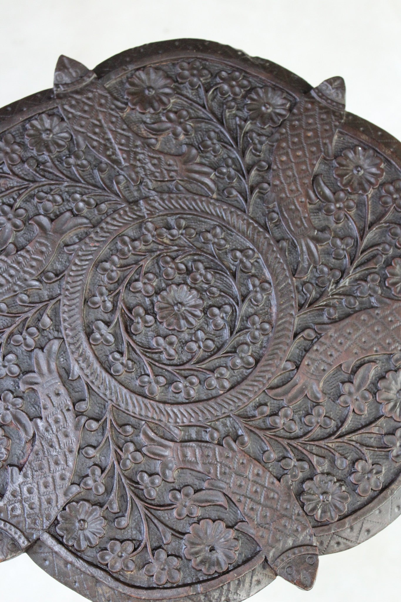 Antique Indian Carved Table – Kernow Furniture