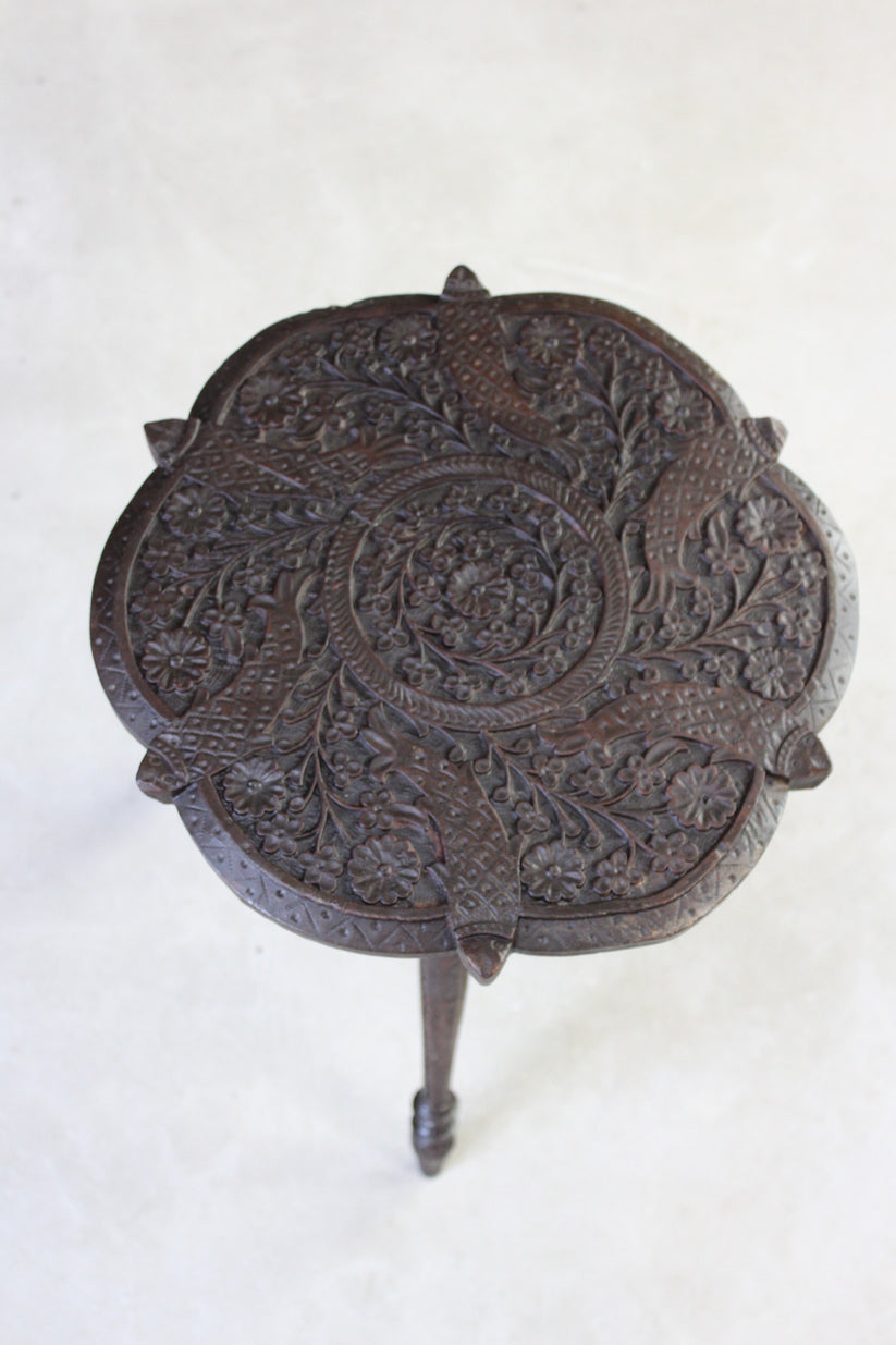 Antique Indian Carved Table – Kernow Furniture