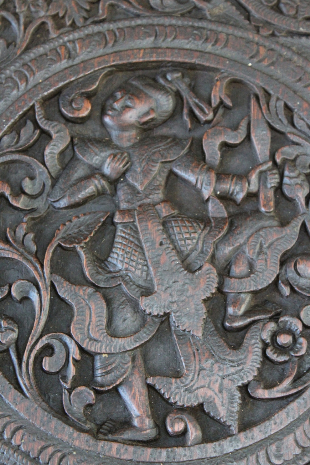 Burmese Octagonal Carved Occasional Table – Kernow Furniture